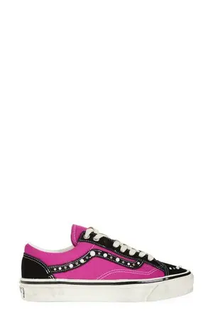 VANS Embellished Lx Old Skool 36 Sneaker - Pearlized Fuchsia Red