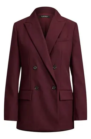 Ralph Lauren Double-breasted Wool-blend Twill Blazer