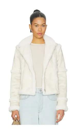 Unreal Fur Trimmed Outerwear For Women