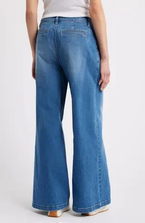 CITY BLUES Wide-leg Trouser Jeans