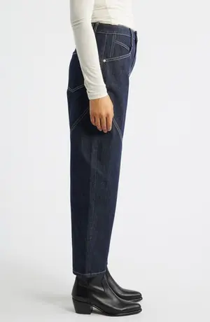 CITY BLUES High Waist Crescent Leg Jeans