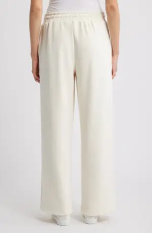 CITY BLUES Wide Leg Lounge Pants - Cream