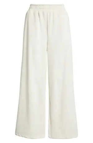 CITY BLUES Wide Leg Lounge Pants - Cream