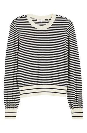 FRAME Stripe Knit Sweater - Cream Multi