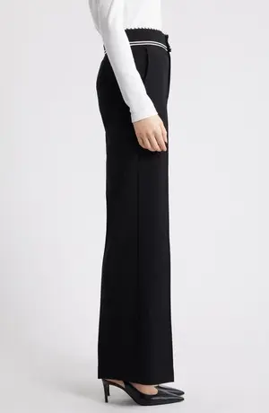 FRAME Prim Contrast Piping Pants