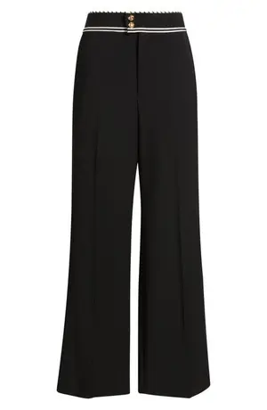 FRAME Prim Contrast Piping Pants