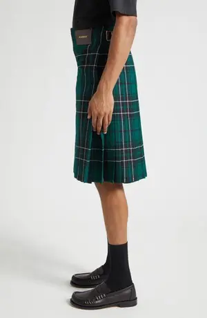 JW Anderson Plaid Wool Kilt