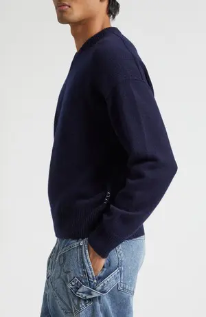 JW Anderson Loafer Stitch Cashmere V-neck Sweater