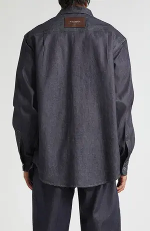 JW Anderson Oversize Denim Button-up Shirt