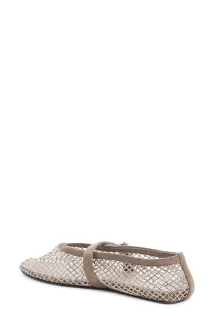 Alaïa Fishnet Mary Jane Flat