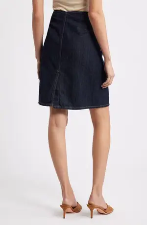 Mango Menphis Denim Pencil Skirt