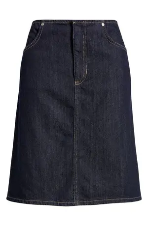 Mango Menphis Denim Pencil Skirt