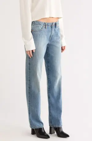 RE/DONE The Sanasa Straight-leg Jeans - Authentic Indigo