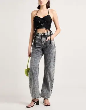 Pinko Floral Print Halterneck Crop Top