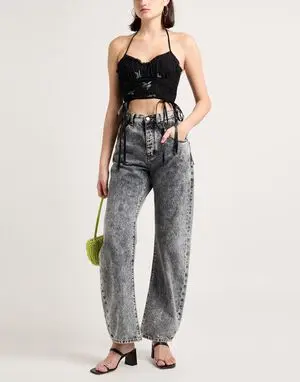 Pinko Floral Print Halterneck Crop Top