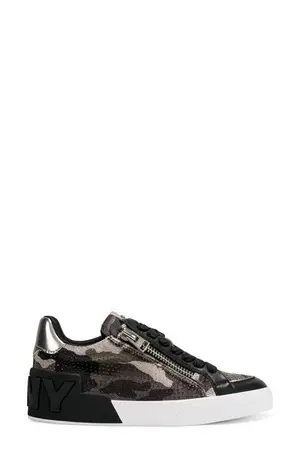 Dkny Mei Crystal Studded Camo Sneakers