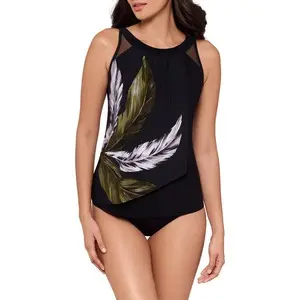 MIRACLESUIT® Boca Grande Ursula One-piece Swimsuit - Black/multi