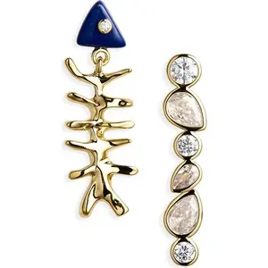 Éliou Pescado Mismatched Drop Earrings - Gold