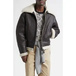 Givenchy Shearling Liner Bomber Jacket