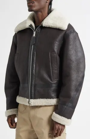 Givenchy Shearling Liner Bomber Jacket