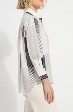 Lyssé Jessica Stripe Button-up Shirt