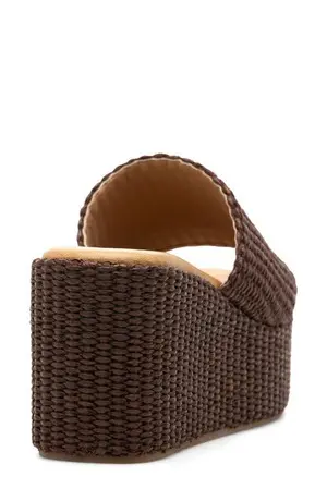 275 CENTRAL Sienna Platform Slide Sandal - Brown