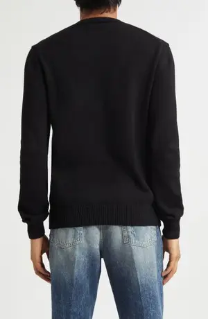 Amiri Arts District Embroidered Crewneck Sweater