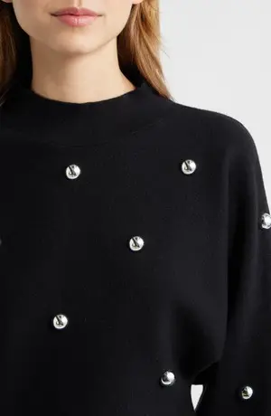 Mango Inoxidab Studded Sweater