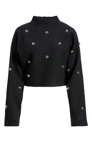 Mango Inoxidab Studded Sweater