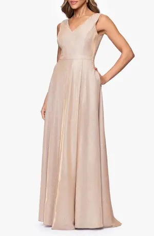XSCAPE EVENINGS Galaxy Glitter Gown