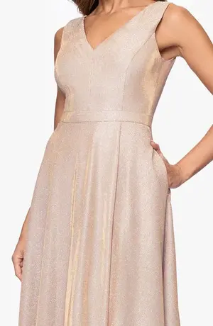 XSCAPE EVENINGS Galaxy Glitter Gown