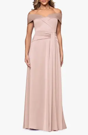 Blush Satin Evening Dresses