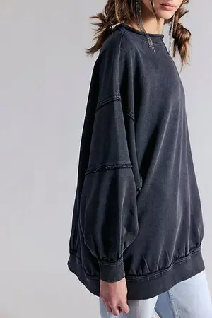 Free People We The Free On A Sunny Day Pullover - Black