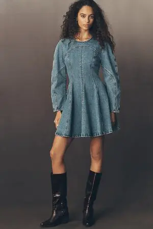 Baum Und Pferdgarten Aney Denim Mini Dress