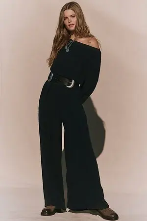 Free People Renee One-piece Jumpsuit - Black