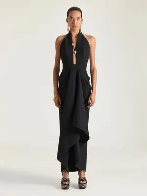 Givenchy Draped Wool Dress