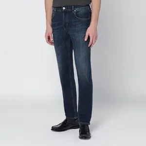 PT TORINO Dark Washed Cotton Jeans