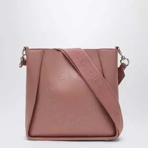 Stella McCartney Square Crossbody Bag With Logo - Pink