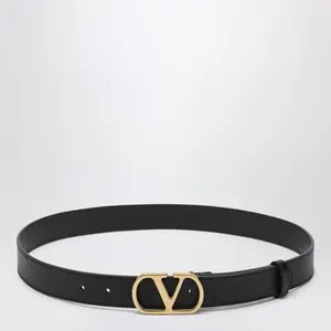Valentino Garavani 3 Cm Vlogo Signature Belt - Black