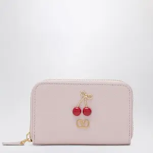 Valentino Garavani Quartz Cherryfic Zip-around Wallet - Pink
