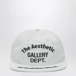 GALLERY DEPT. Logo Embroidered Baseball Cap White