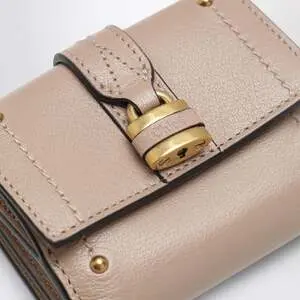 Chloé Mini Paddington Trifold Leather Wallet - Pink