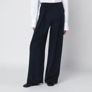 Max Mara Silk-blend Wide Leg Trousers