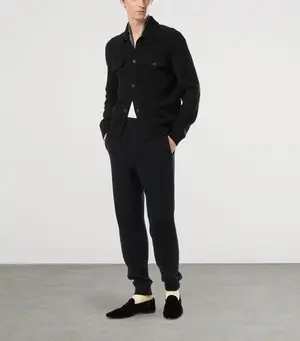 TOM FORD Wool-cashmere Blouson Cardigan