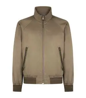 TOM FORD Wool-lined Bomber Jacket