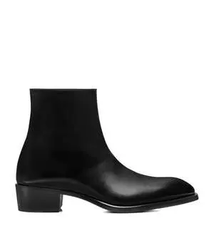 Tom Ford Almond Toe Boots For Men