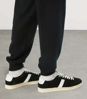 TOM FORD Leather T Sneakers - Black