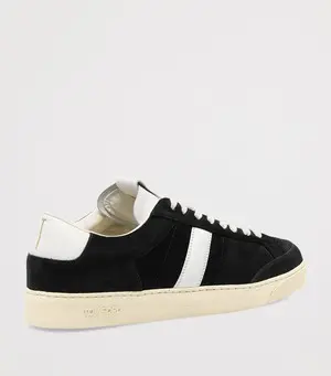 TOM FORD Leather T Sneakers - Black