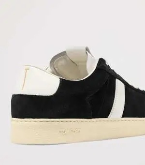 TOM FORD Leather T Sneakers - Black