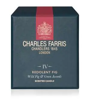 CHARLES FARRIS Redolent Fig Scented Candle - Blue